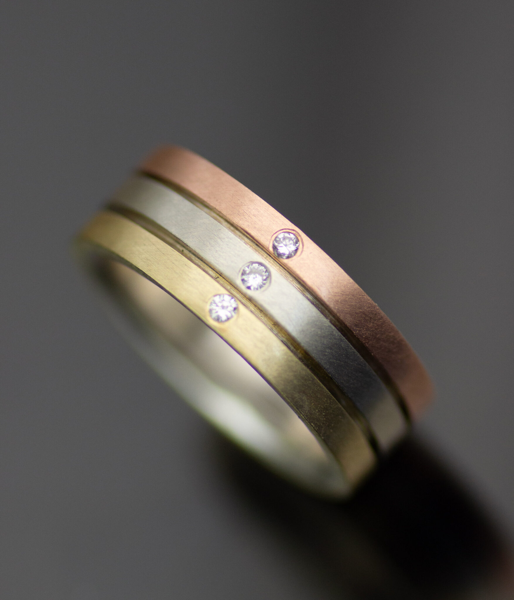 Fusion Fallen Branches Gender Neutral Band With Sapphire Or Diamond ...